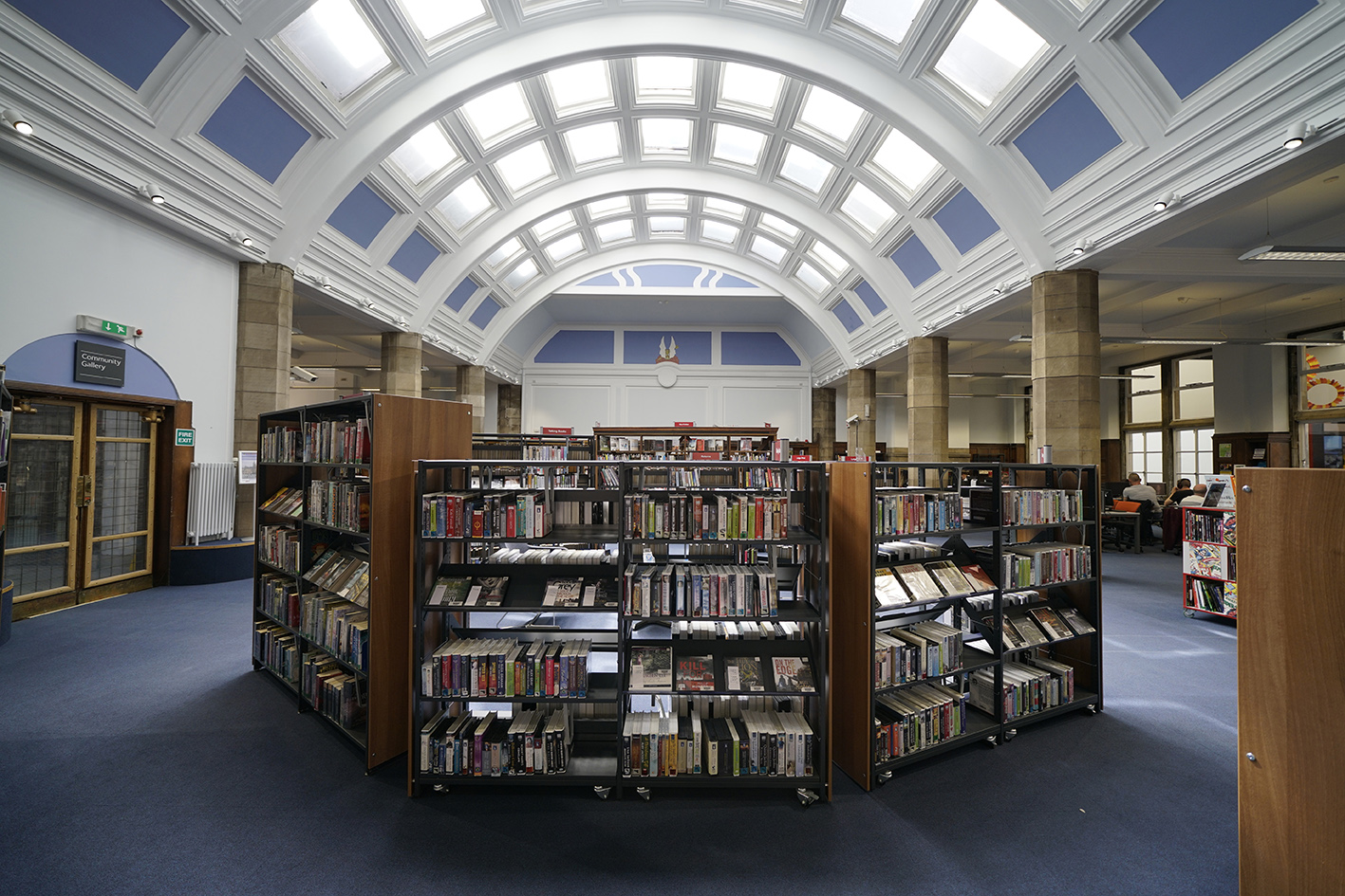 Structure: steel and ferroconcrete vaults – CarnegieLibrariesOfBritain